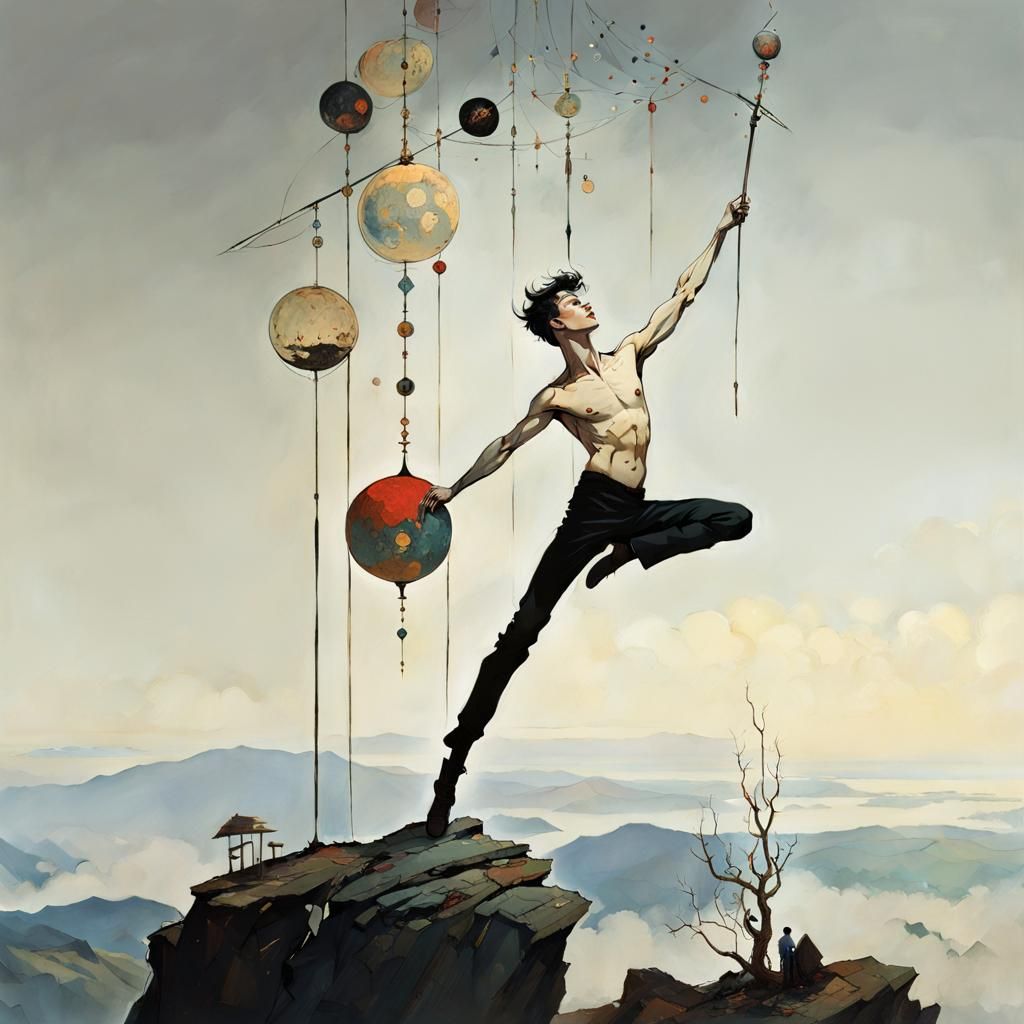 equilibrist ((whole_body_portrait) of (equilibrist:2)) by egon_schiele ...