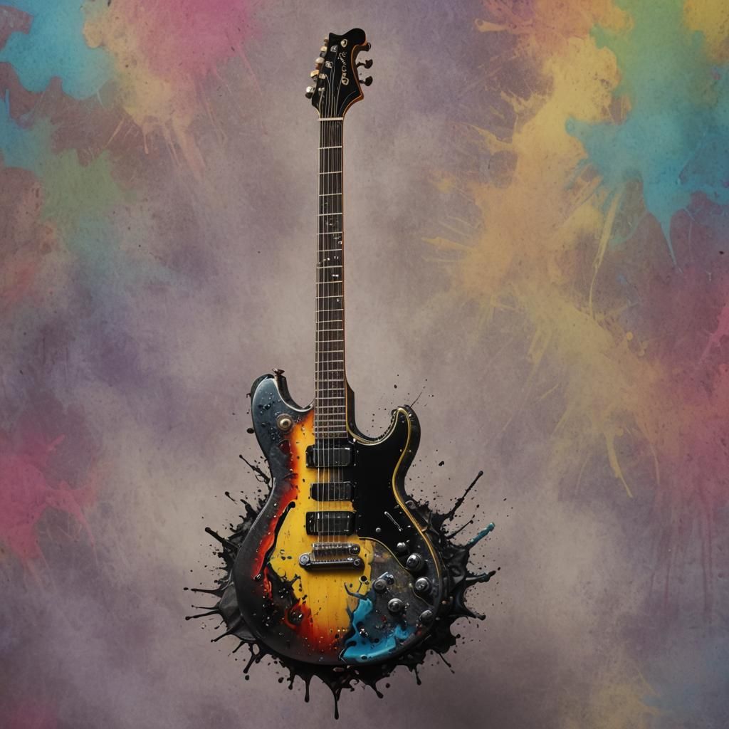 Epic Guitar - AI Generated Artwork - NightCafe Creator
