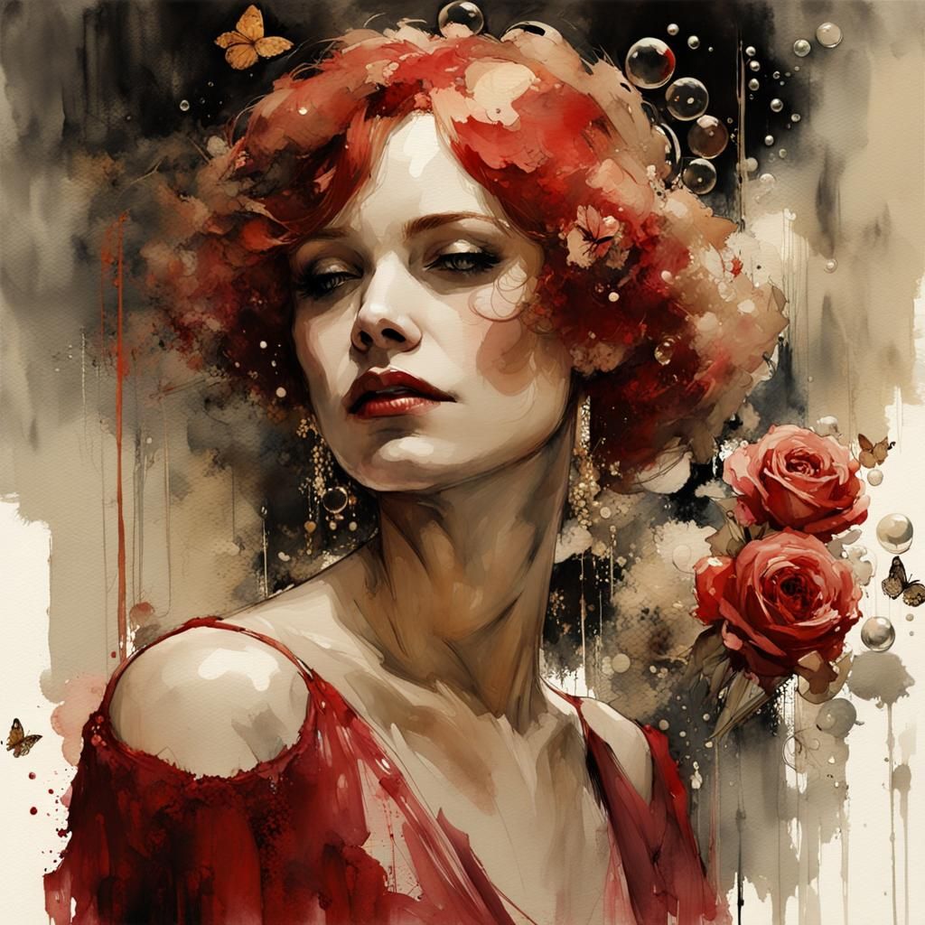 Woman Portrait - AI Generated Artwork - NightCafe Creator