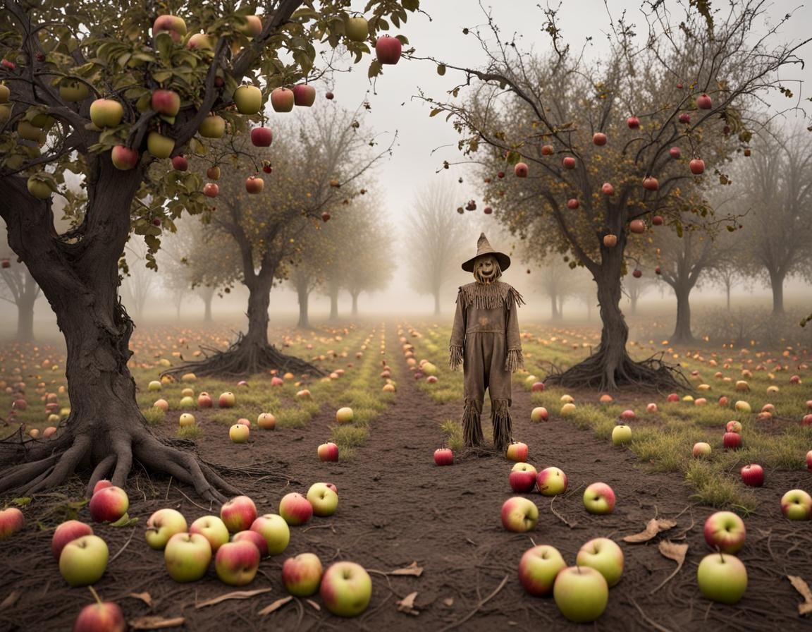 The Apple Orchard - AI Generated Artwork - NightCafe Creator