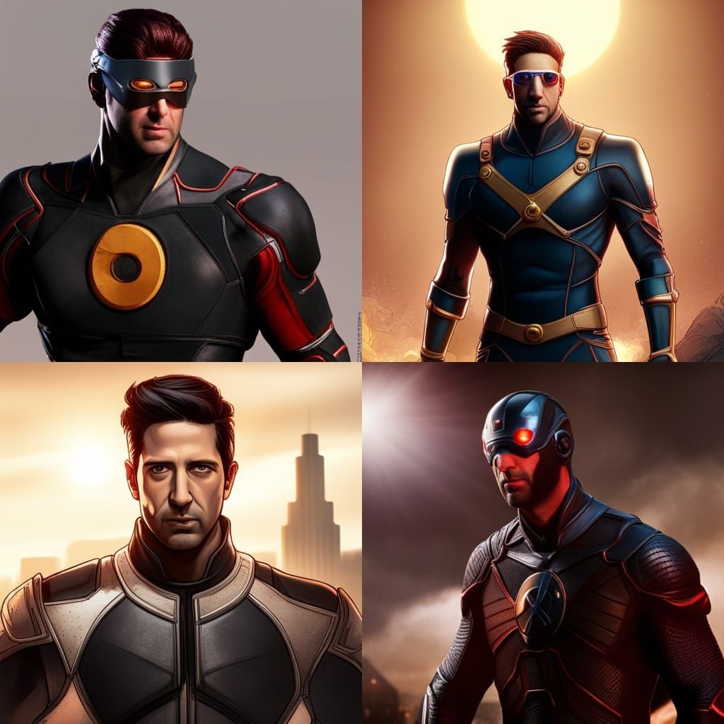 David schwimmer as cyclops from the x-men - AI Generated Artwork ...