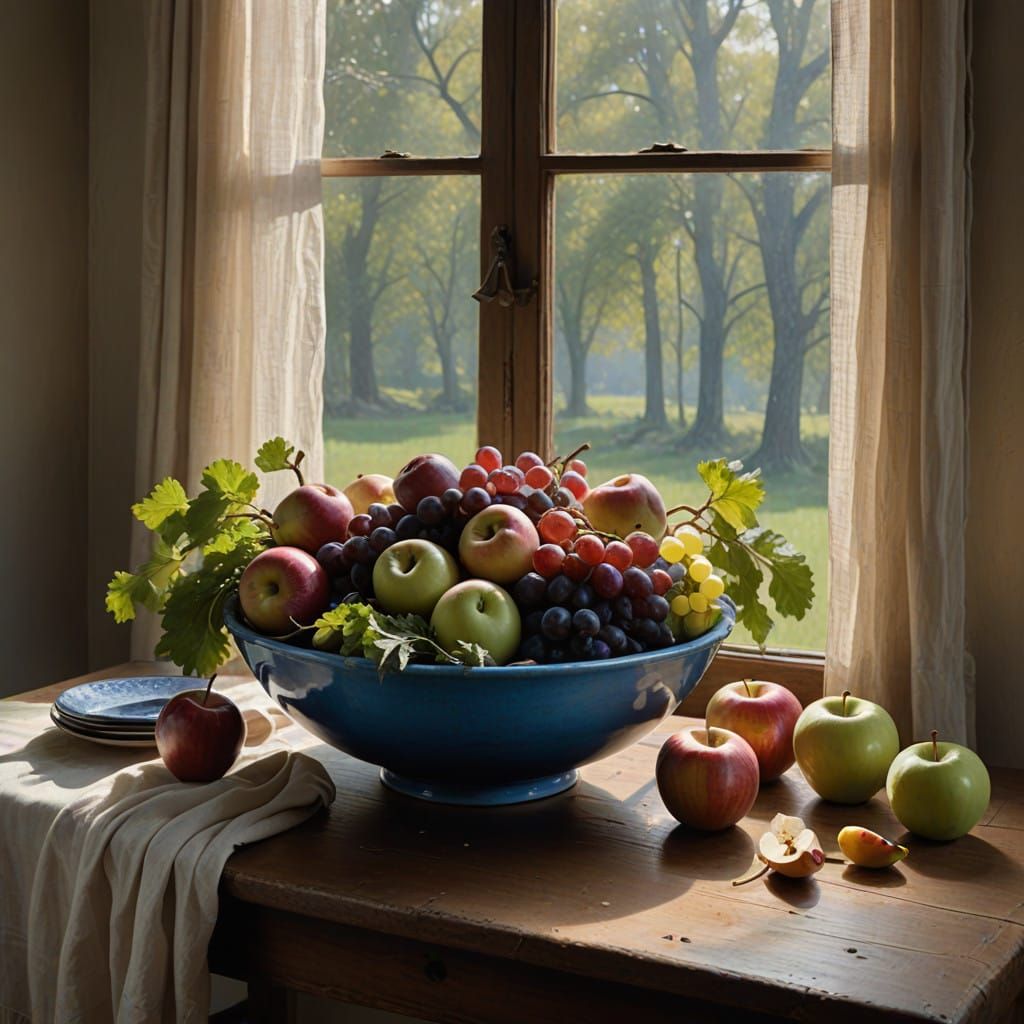 STILL LIFE FRUITS AND VEGETABLES 7