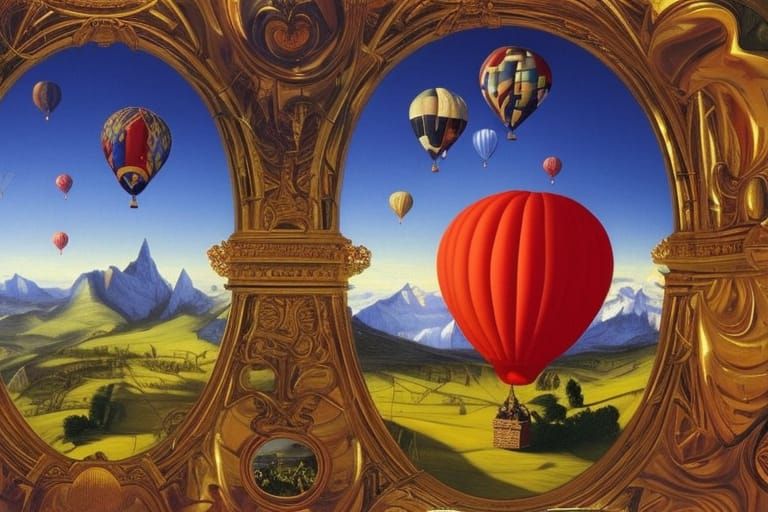 Balloons - AI Generated Artwork - NightCafe Creator