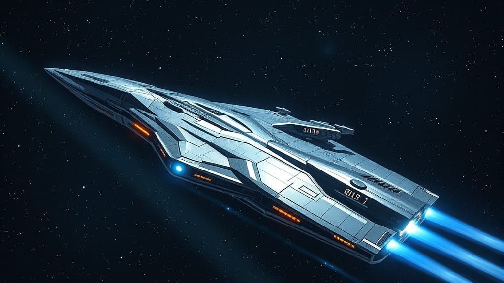 Colossal, 2000 mile long starship - Western Dragon Starship ...