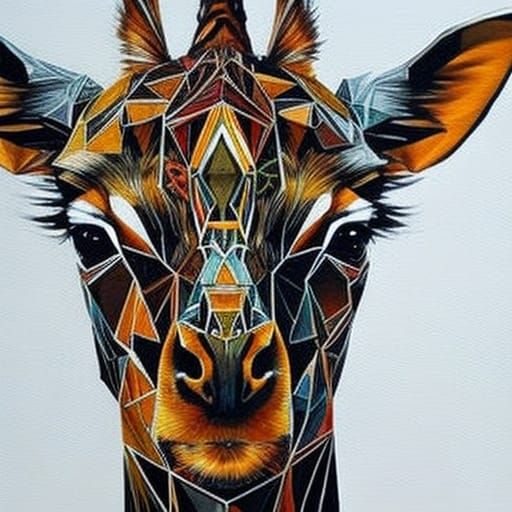 Polymal: Giraffe 3 - AI Generated Artwork - NightCafe Creator