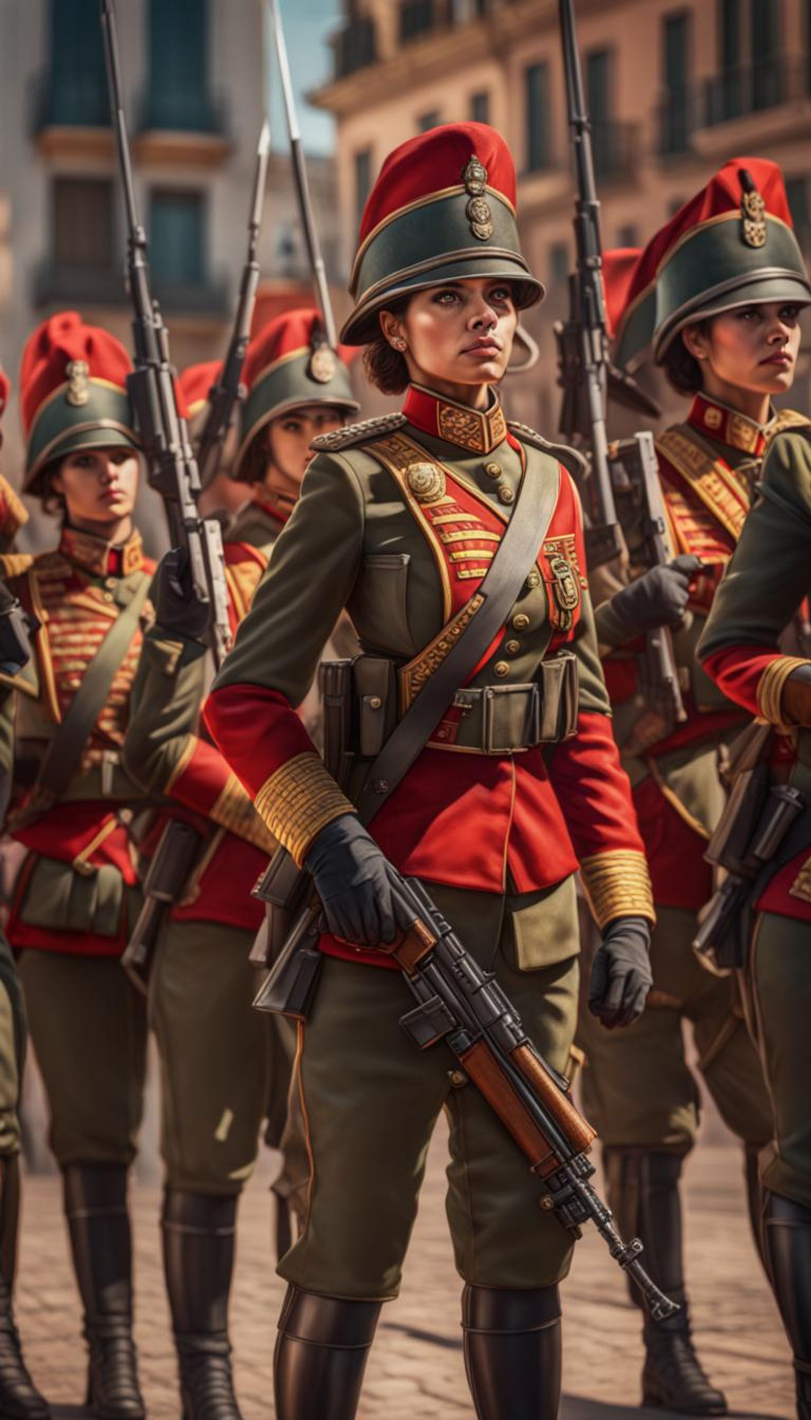 Female Spanish Old Tercio Formation - AI Generated Artwork - NightCafe ...