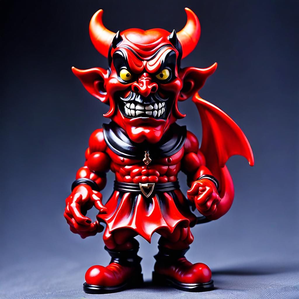 The Devil as a bobblehead figurine - AI Generated Artwork - NightCafe ...