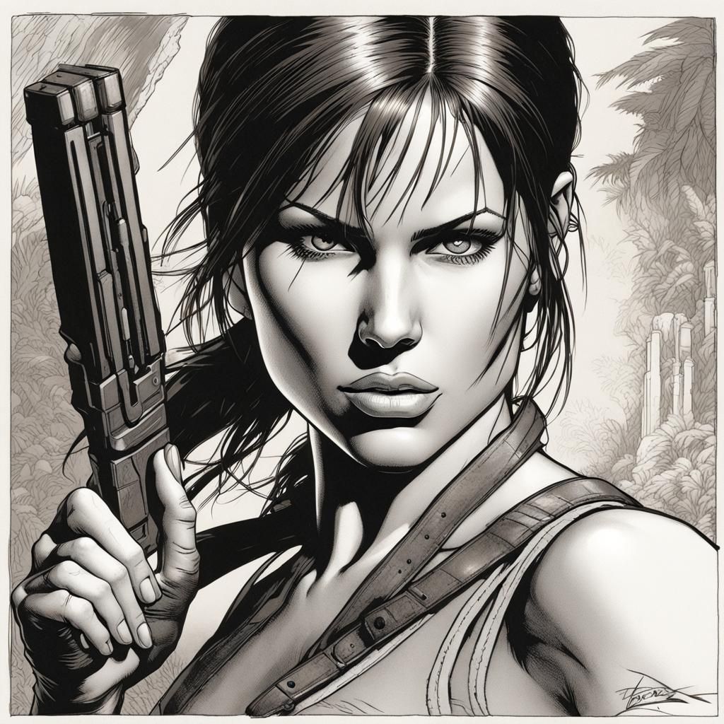 Lara Croft - AI Generated Artwork - NightCafe Creator