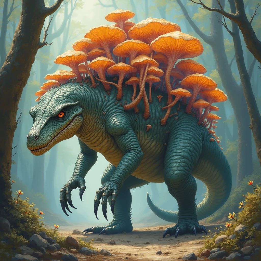 mushroom raptor - mushroom raptor