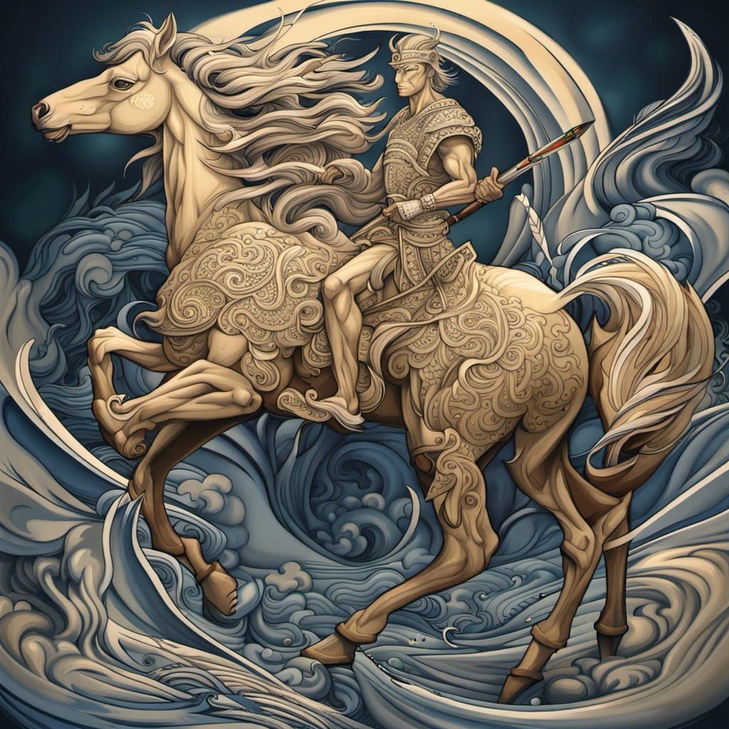 Celestial Warrior - AI Generated Artwork - NightCafe Creator