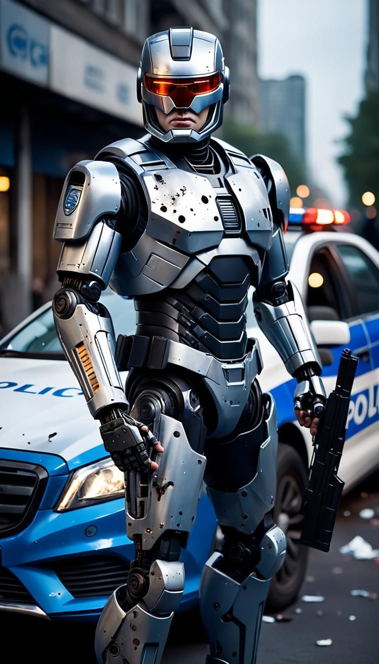 Robocop 2.4 - AI Generated Artwork - NightCafe Creator