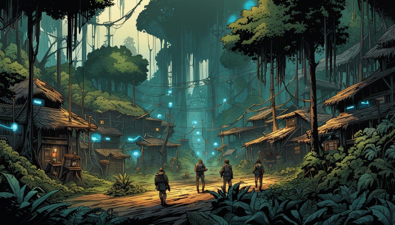 Last human bastion in the Forest [NEOTERRA] - AI Generated Artwork ...