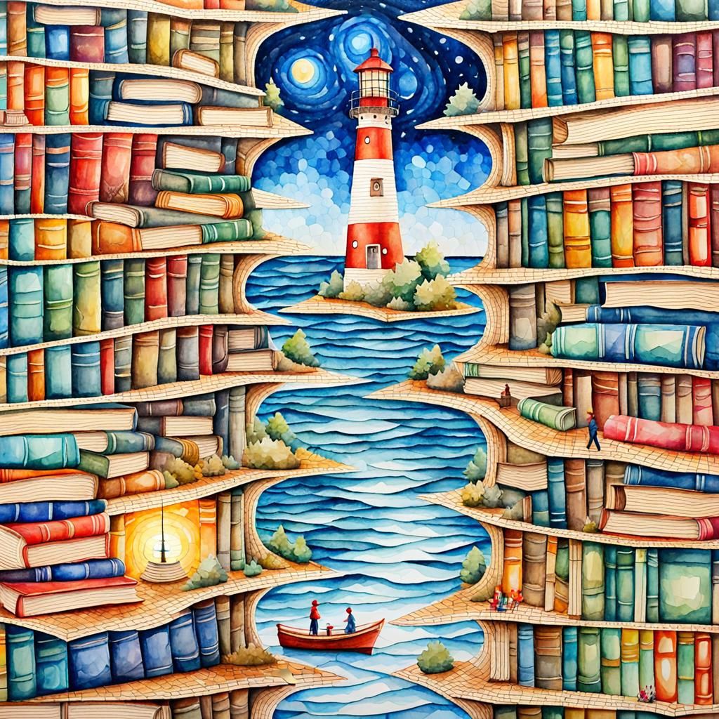 Susan's book - island.. - AI Generated Artwork - NightCafe Creator