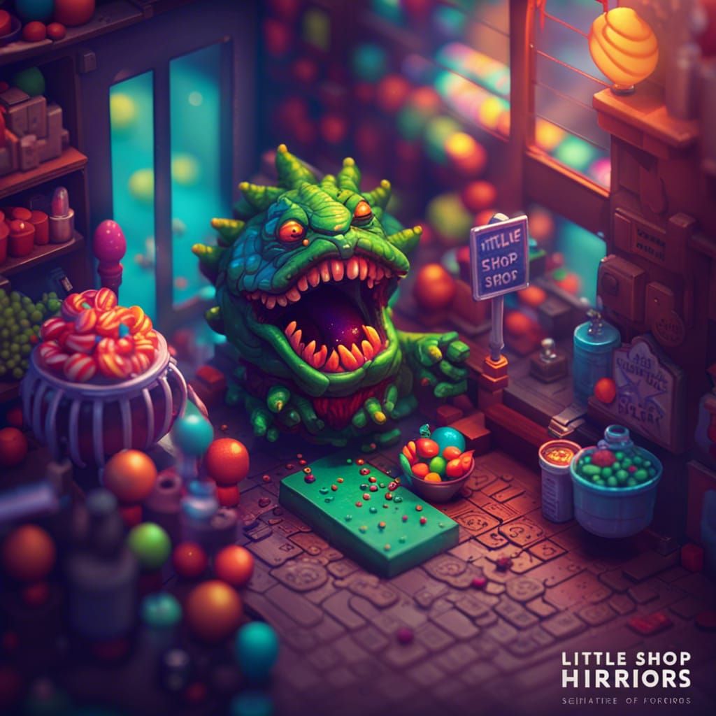Little candy shop of horrors signature trending on Artstation cool ...