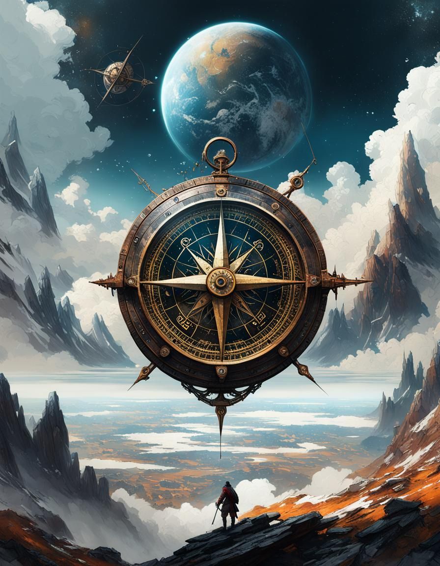 Compass - AI Generated Artwork - NightCafe Creator