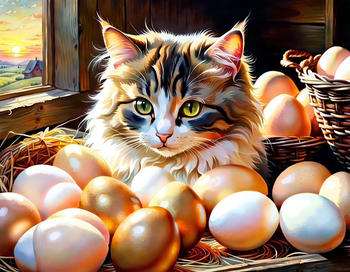 Egg Inspector - AI Generated Artwork - NightCafe Creator