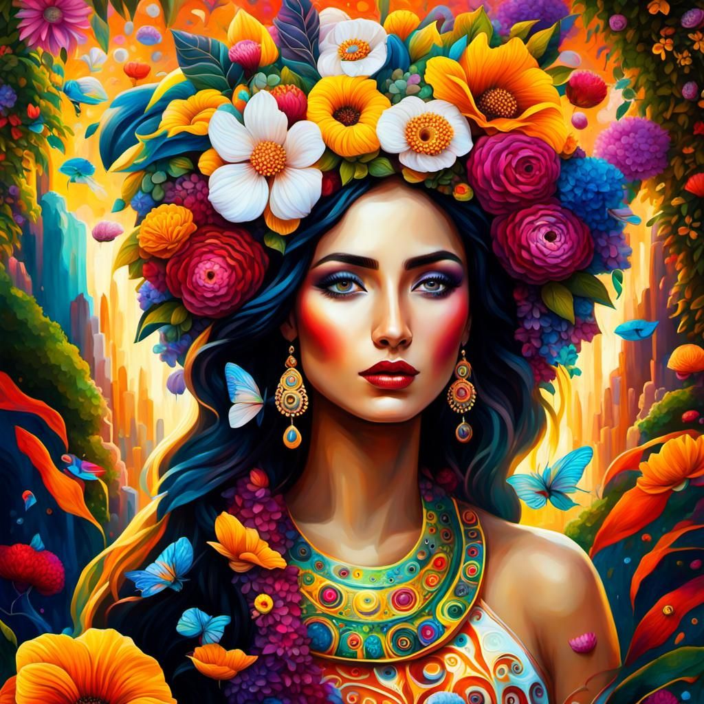 Exotic Woman - AI Generated Artwork - NightCafe Creator
