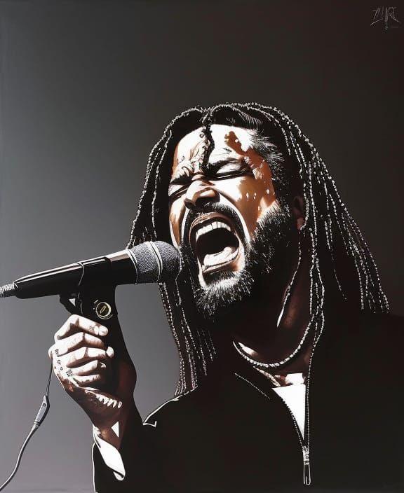 Jonathan Davis Fan Art - AI Generated Artwork - NightCafe Creator