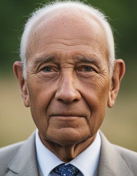 Portrait photo of a detailed old man's face - AI Generated Artwork ...