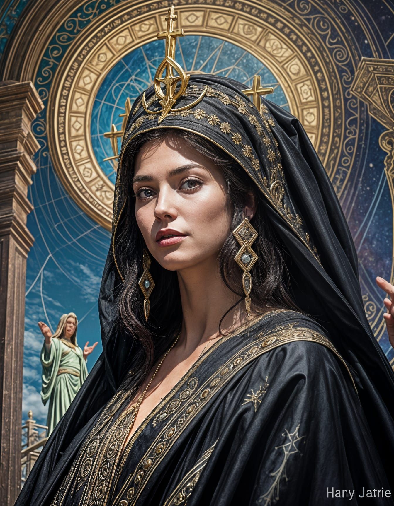 Cosmic prophet - AI Generated Artwork - NightCafe Creator