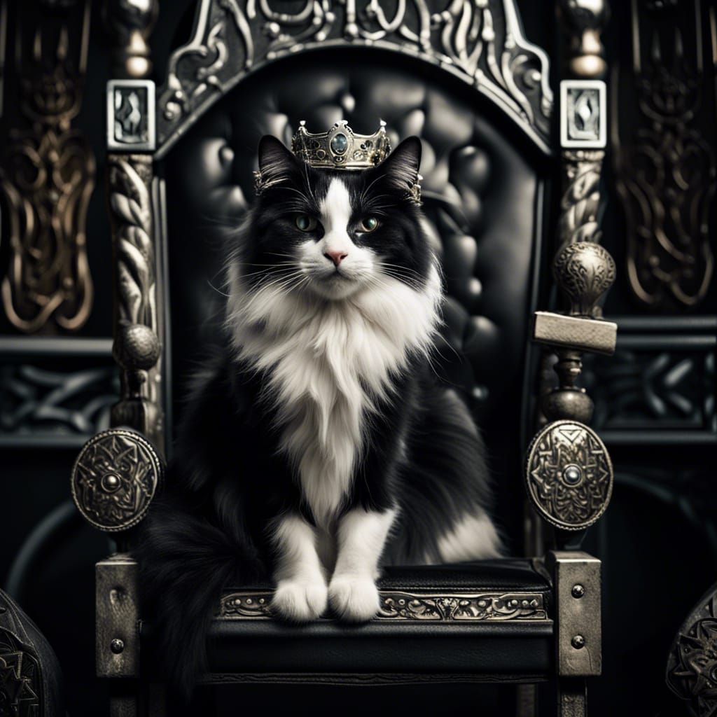 Swedish Cat King - AI Generated Artwork - NightCafe Creator