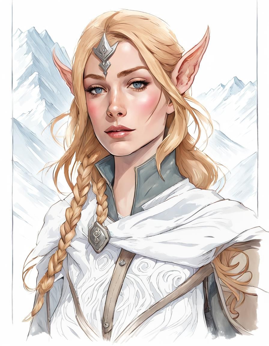 Winter Elf, Frost Elf - AI Generated Artwork - NightCafe Creator