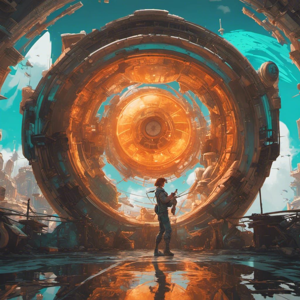 The Machine (power up variant) - AI Generated Artwork - NightCafe Creator