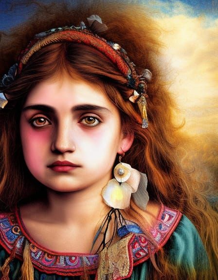 Gypsy. - AI Generated Artwork - NightCafe Creator