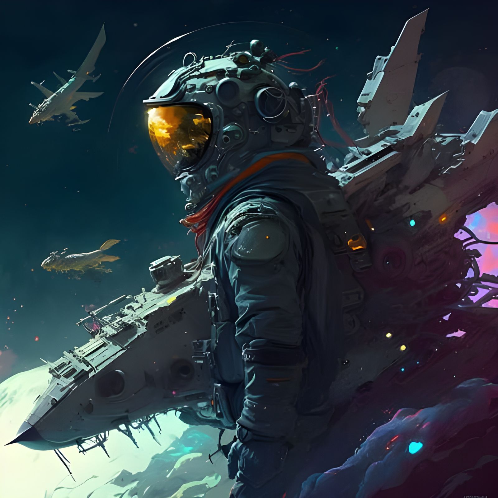 Space Pirate - AI Generated Artwork - NightCafe Creator
