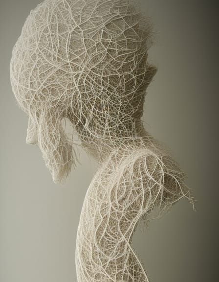 double exposure ailment codex by fibre artist "Helga Szentpétery" pain ...