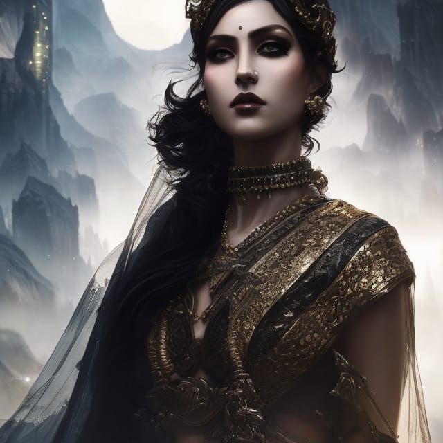 Dark bride - AI Generated Artwork - NightCafe Creator