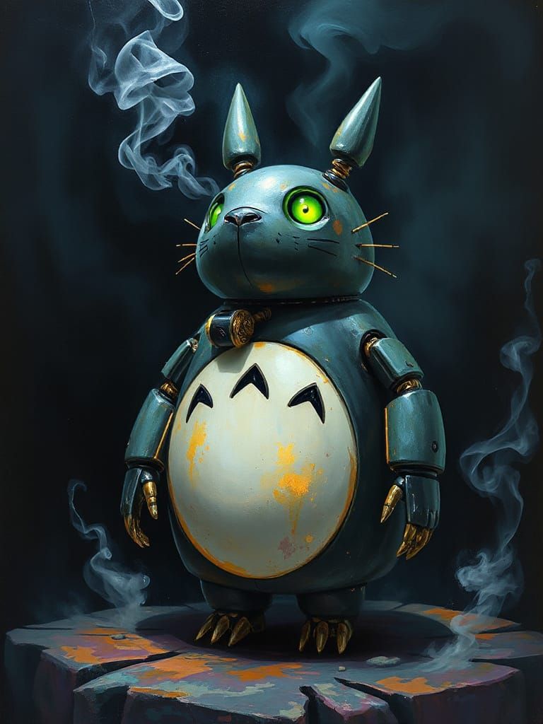 Industrial Mechanical Totoro-Robot