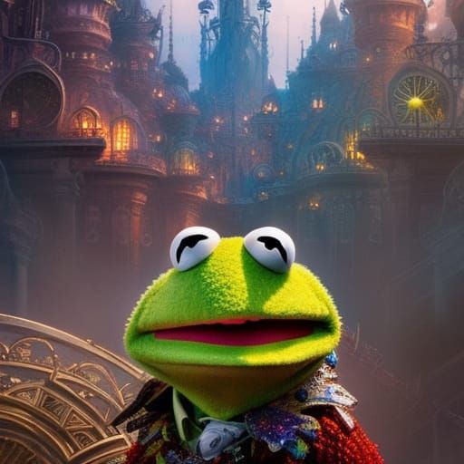 Kermit - AI Generated Artwork - NightCafe Creator