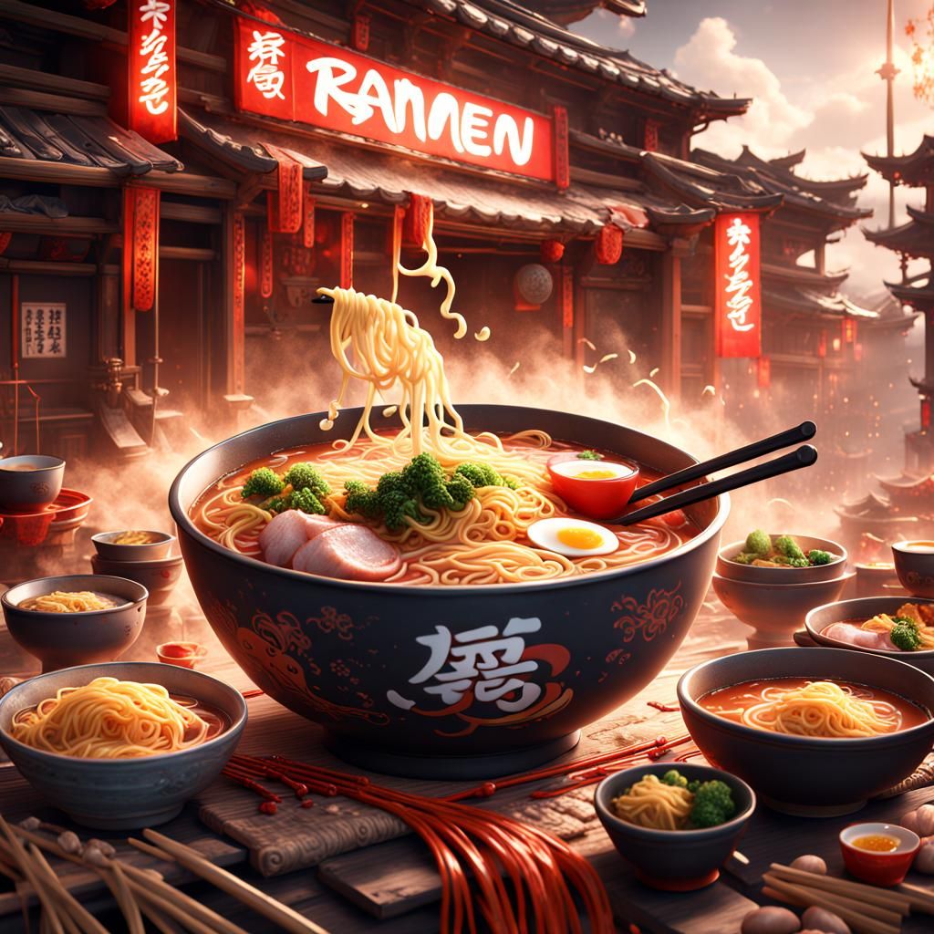 Ramen - AI Generated Artwork - NightCafe Creator