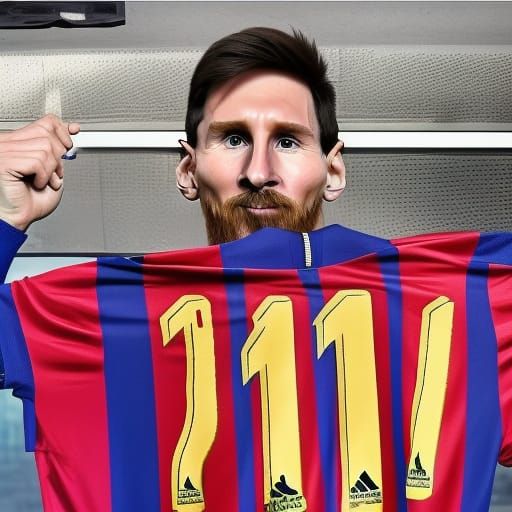 Messi is a short and slim soccer player with brown eyes and dark brown ...