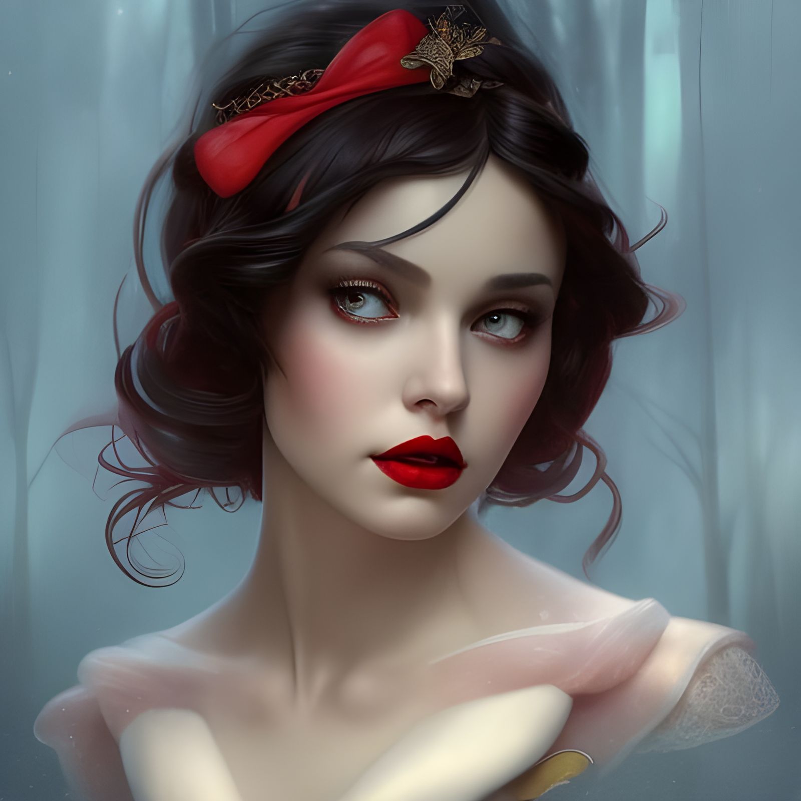 Snow White - AI Generated Artwork - NightCafe Creator