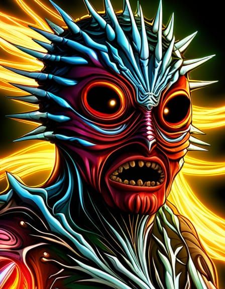 Cyber Creature from the Black Lagoon - AI Generated Artwork - NightCafe ...