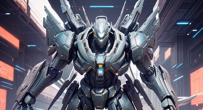 SVS Stryker - Stryker Mech Standing Tall in Futuristic Deser...