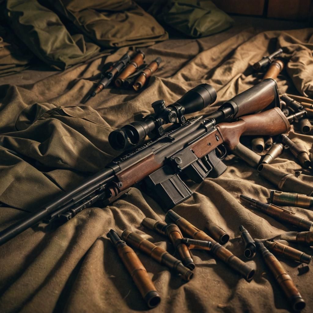 sniper no sniping - Hyper-Realistic Close-Up of a 1940 Snipe...