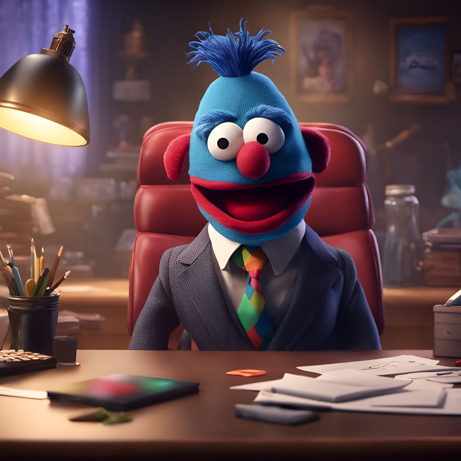 Late Night Sock Show Host - AI Generated Artwork - NightCafe Creator