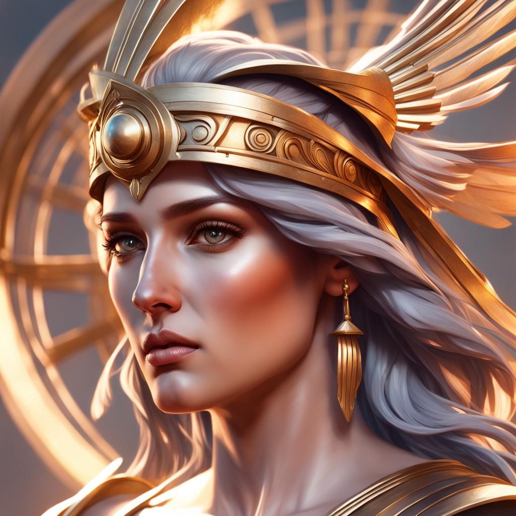 Athena Greek Goddess - AI Generated Artwork - NightCafe Creator