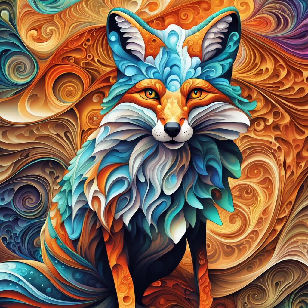 Fox - AI Generated Artwork - NightCafe Creator
