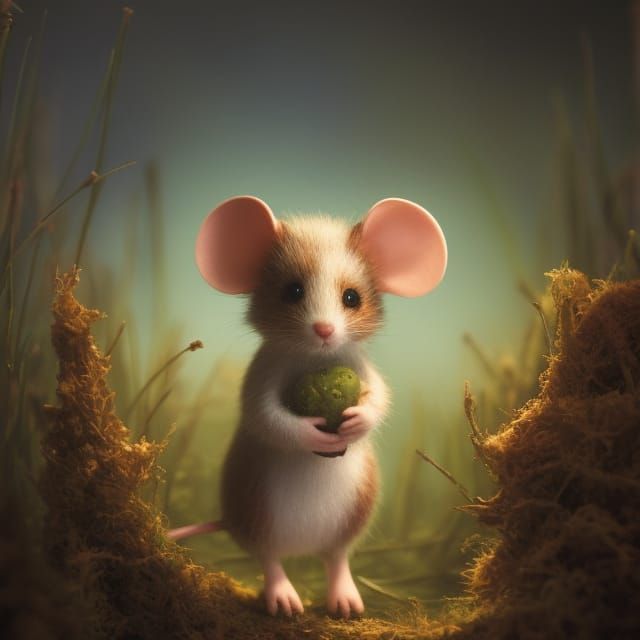 Cute Little Mouse II - AI Generated Artwork - NightCafe Creator