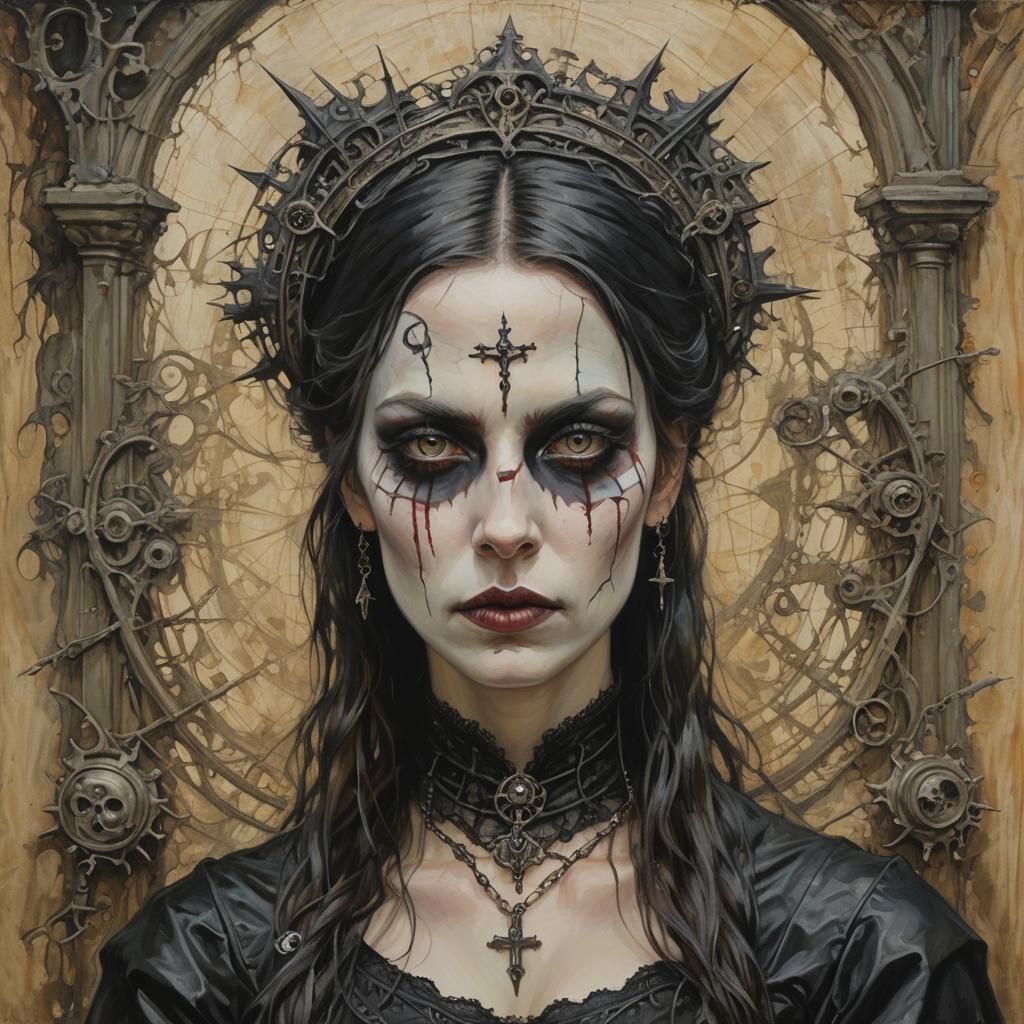 Gothic Queen - AI Generated Artwork - NightCafe Creator