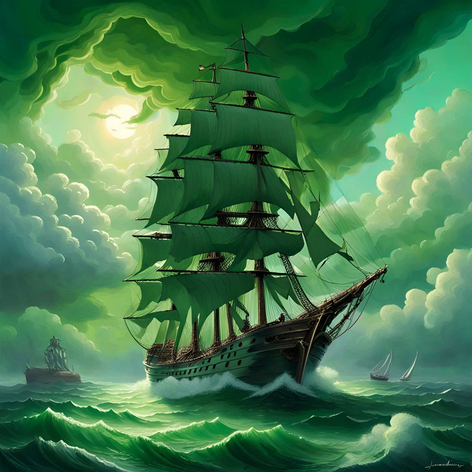 sailing ship - AI Generated Artwork - NightCafe Creator