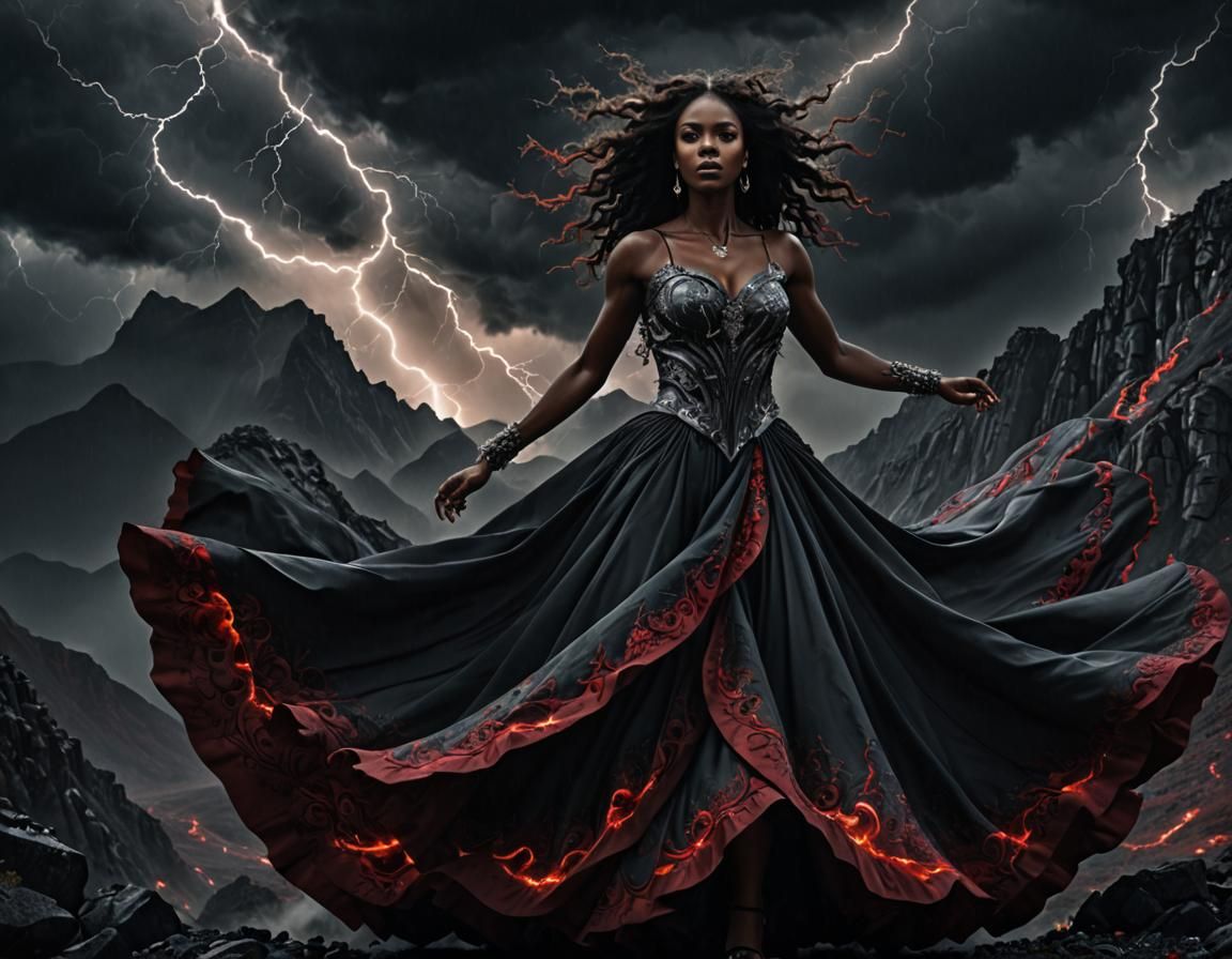 The power of fire and storm. - AI Generated Artwork - NightCafe Creator