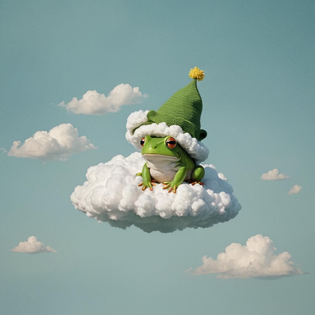 Frog Cloud - AI Generated Artwork - NightCafe Creator