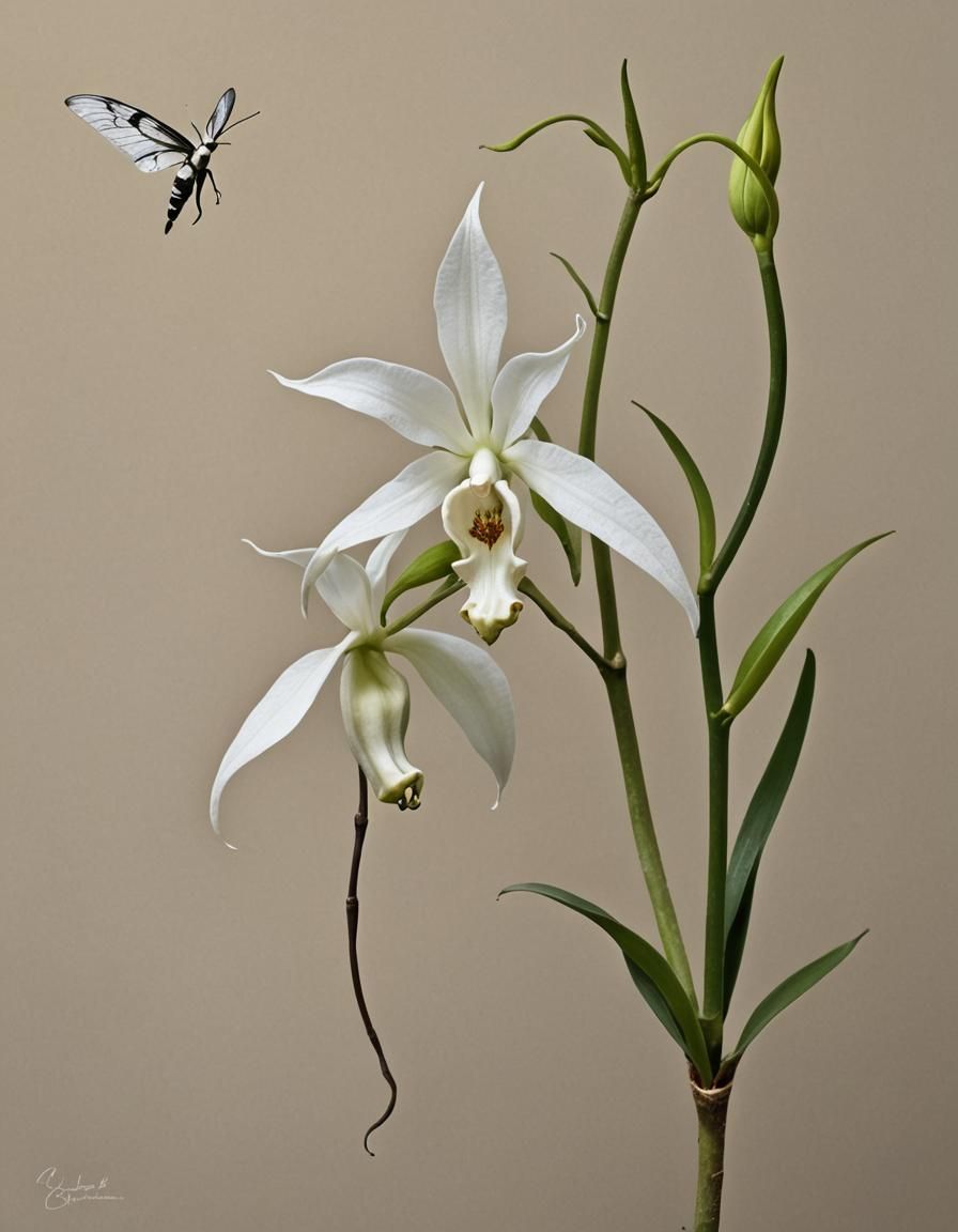 Darwin’s Orchid - AI Generated Artwork - NightCafe Creator