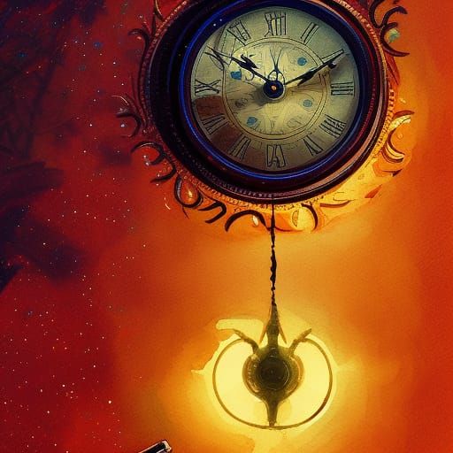 designer clock - AI Generated Artwork - NightCafe Creator