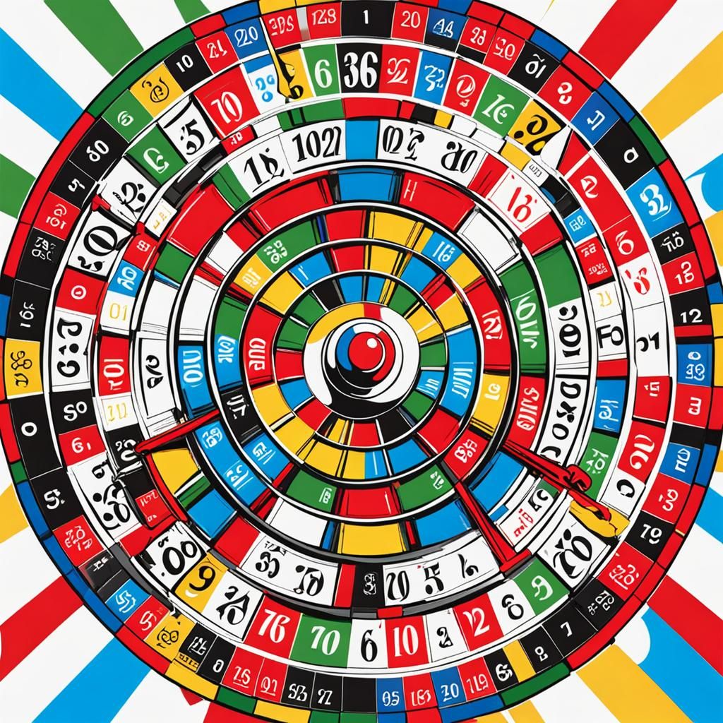 roulette de la chance multicolore - AI Generated Artwork - NightCafe ...